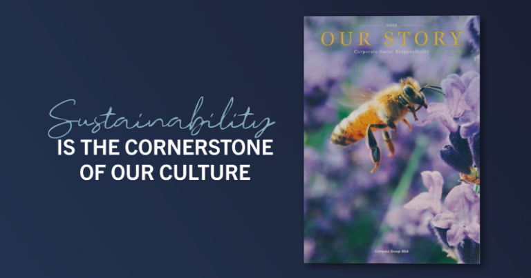 Sustainable solutions featured in Compass Group USA CSR Report - ESFM-USA